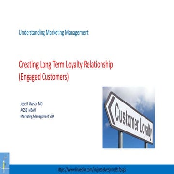 Cosla chapter 3 creating long term loyalty relationship jose alves jr | PPT