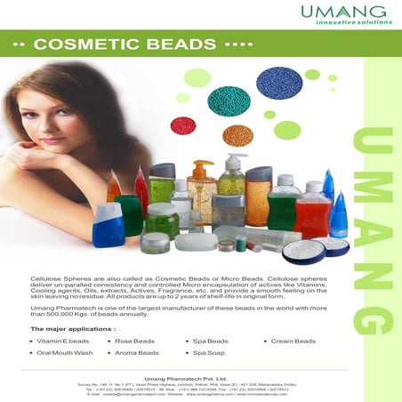 Cosmetic beads | PDF