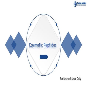 Cosmetic peptides creative-peptides | PPTX