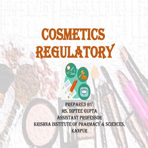 Cosmetics 2020 rules ppt | PDF