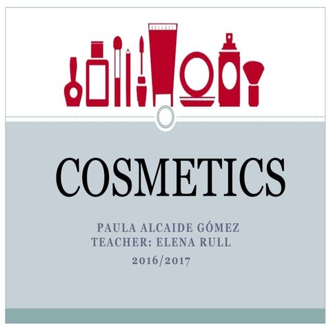 Timeline of cosmetics | PPT