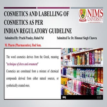 Cosmetics and Labellings.pptx