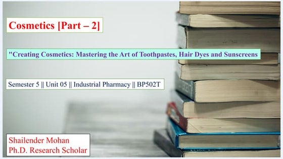 Formulation of hair dye.pptx