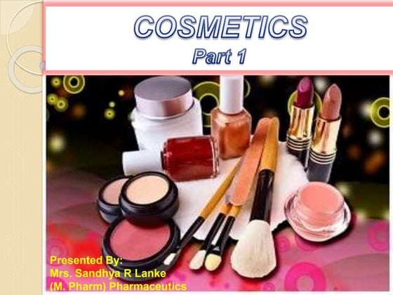 Cosmetics | PPT