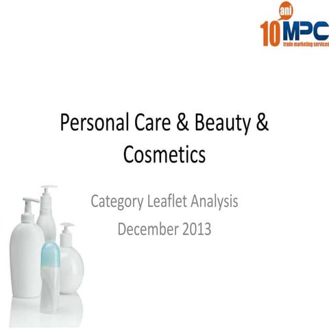 Cosmetics research mpc | PPTX