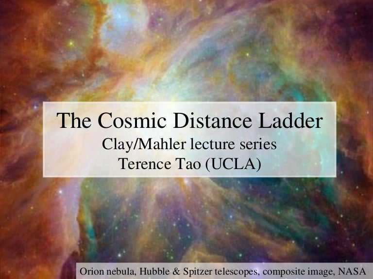 Cosmic Distance Ladder - Terrance Tao (updated 10-26-09)