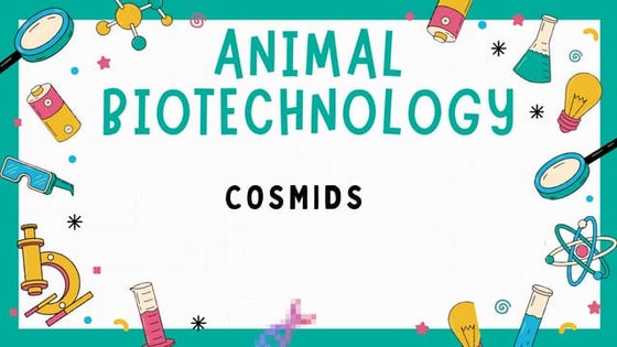 Cosmids vector | PPTX | Genetics | Science