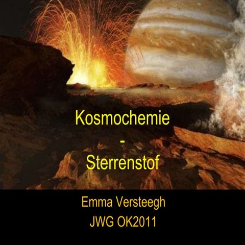 Cosmochemistry | PPT