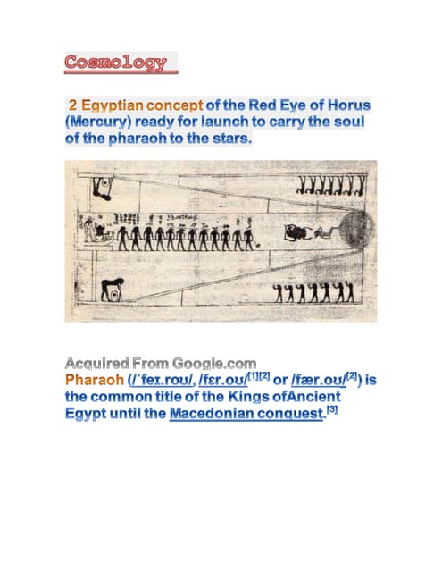 From Chaos to Cosmos: The Egyptian Creation Myth Revealed | PDF ...