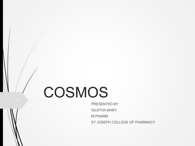 Review of guidelines for herbal cosmetics by COSMOS | PPTX