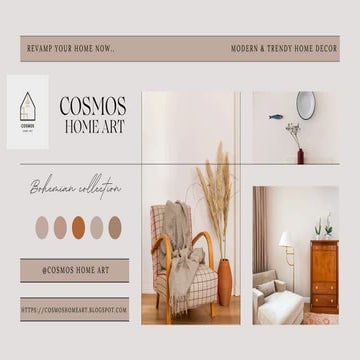 cosmos Home Art, Trendy home decor store | PPT