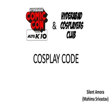 Cosplay Code | PPTX