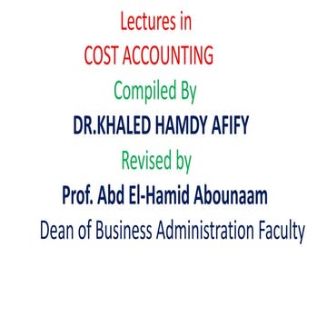 chapter 2 cost determinant about job, contract and other | PPTX