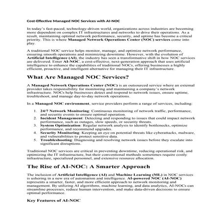 Cost-Effective Managed NOC Services with AI-NOC.docx