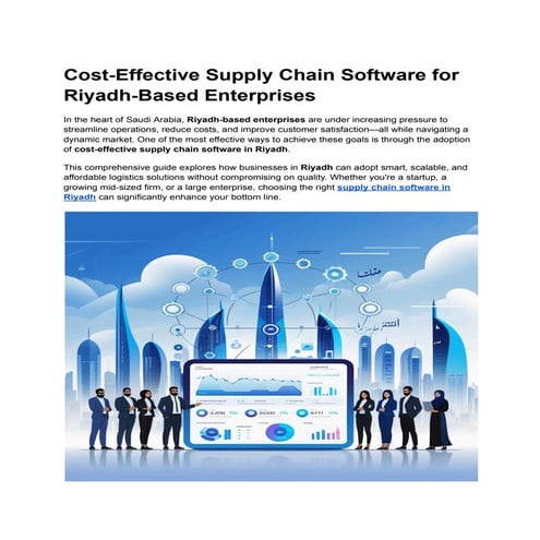 Cost-Effective Supply Chain Software for Riyadh-Based Enterprises.pdf
