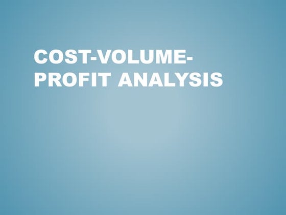 Case study on MRF Tyre (cost volume profit analysis) | PDF