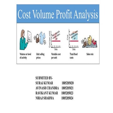 Cost volume-profit+analysis | PPTX