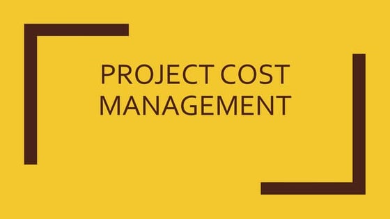 ISO 21500 (2012) - Project Management Processes Under Cost | PPT