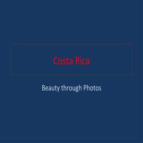 Costa rica power point | PPTX