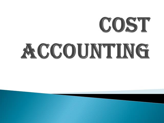 Module 1- Basics of Costing.ppt