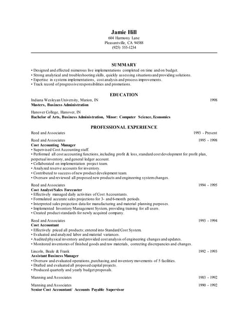 Operations Manager | DOC | Business Accounting & Finance | Business