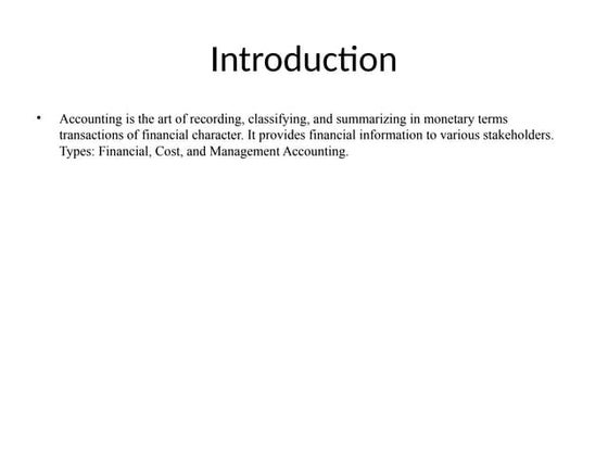 Chapter 01 introduction OF Cost Accounting | PPTX | Business Accounting & Finance | Business