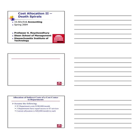 Cost allocation ii | PDF