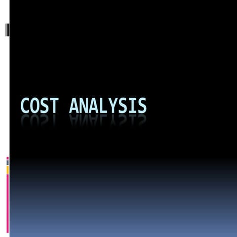 Cost analysis | PPT