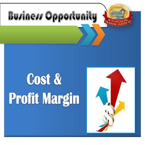 Cost and profit margin sample model | PPT