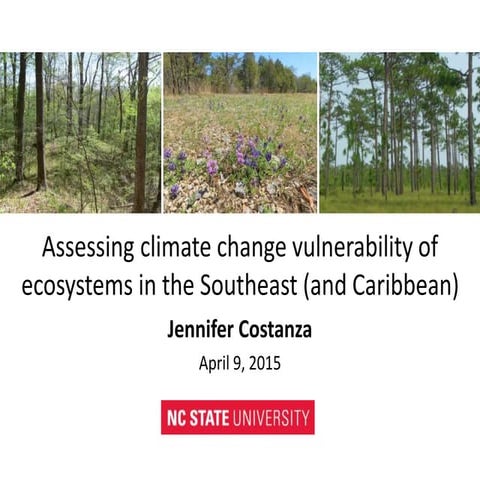 Ecosystem vulnerability assessment | PPTX
