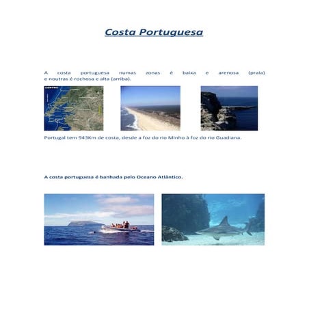 Costa portuguesa | DOC