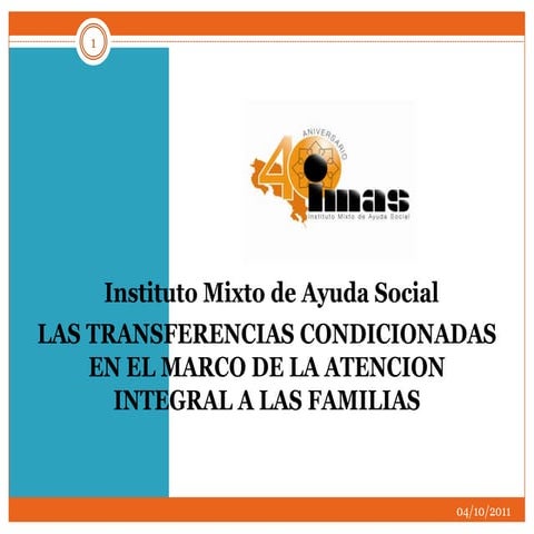 Costa Rica – La Atención Integral a la Familias y el programa Avancemos ...