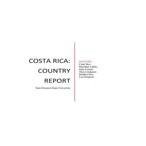 Costa Rica - Cultural | PDF