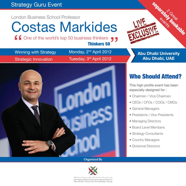 Strategy Guru Workshop - Costas Markides | PDF