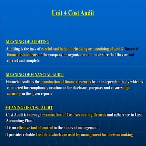 COST ACCOUNTING RECORD RULES ( CARR) | PPTX