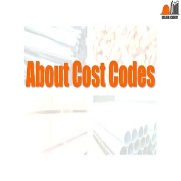 How to use cost codes in a construction business | PPTX