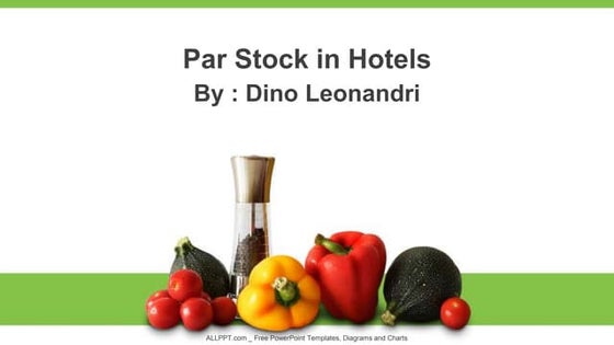Module 3 lessons 4 to 6 par stock,inventory control and stock-taking | PPT