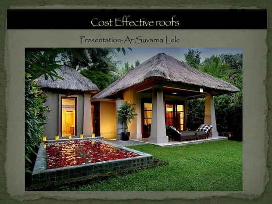 Thatch roofing | PDF