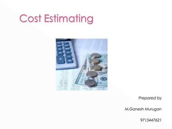 Sheet Metal Part Costing | PPTX