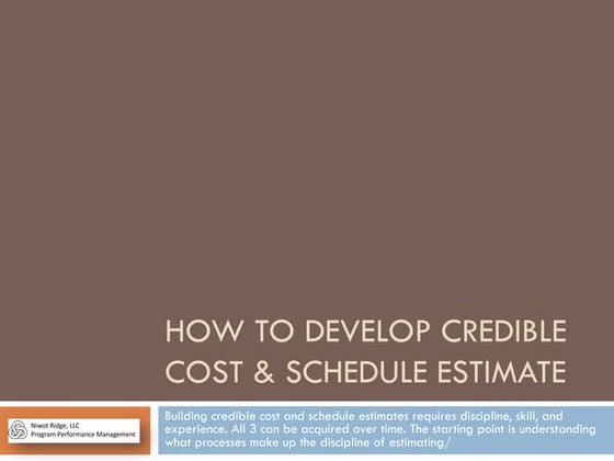 Agile Development and Agile Cost Estimation - A return to basic principles - Pual Marston | PPTX ...