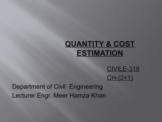 BE Civil_Rate Analysis 2024.pptx rate analy | PPTX | Geology | Science