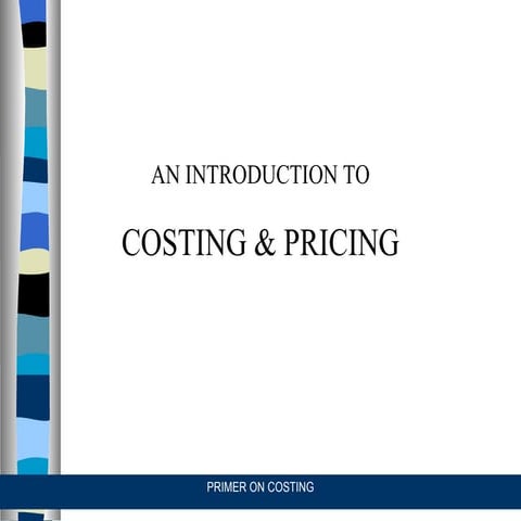 Costing Primer | PPT