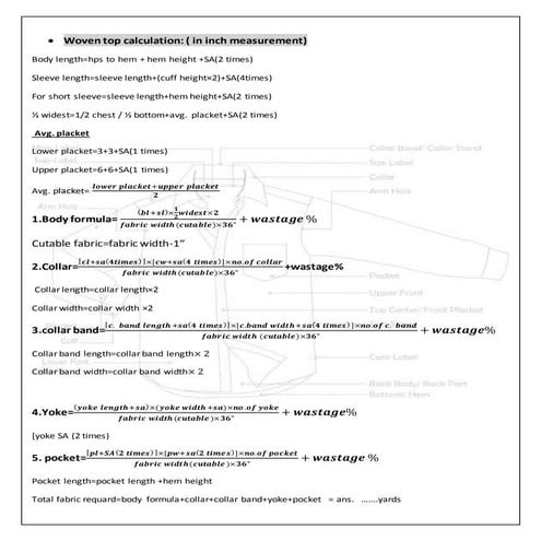 Costing formula | DOCX