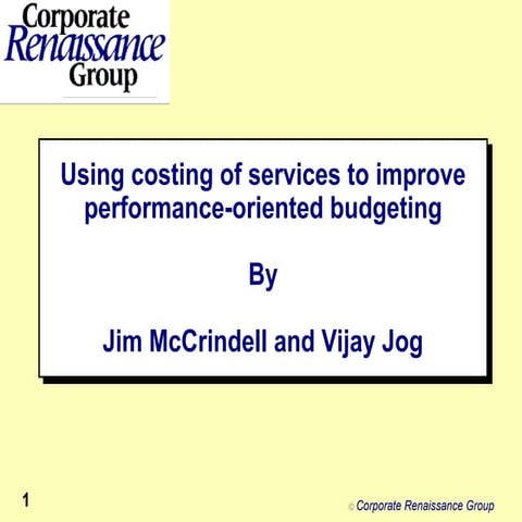 Costing of Services - An ABC _ ABM approach.ppt