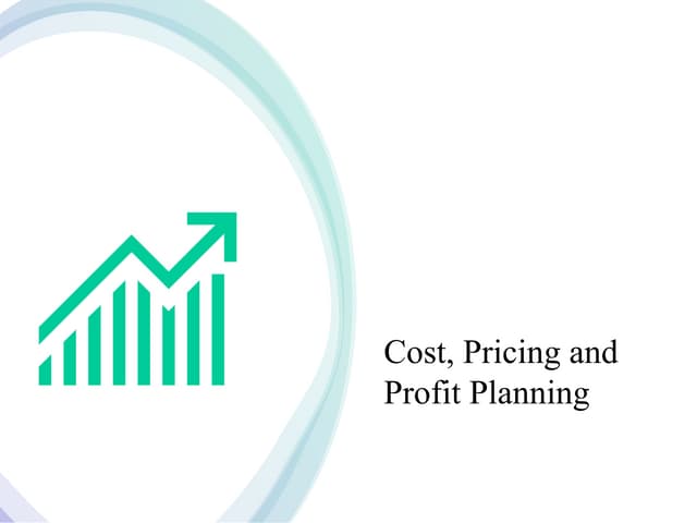 Costing and pricing | PPTX