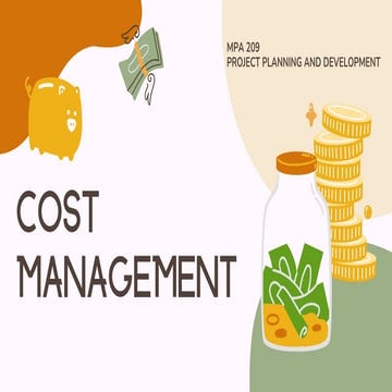 COST MANAGEMENT REPORT | PDF