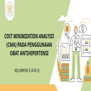Cost Minimization Analysis (CMA) Pada Penggunaan Obat Antihipertensi.pptx