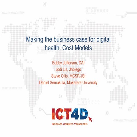 Making the business case for digital health: Cost Models | PDF