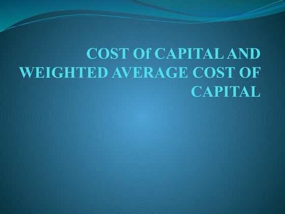 99700905 cost-of-capital-solved-problems | PDF