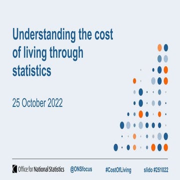 Understanding the cost of living through statistics | PPTX